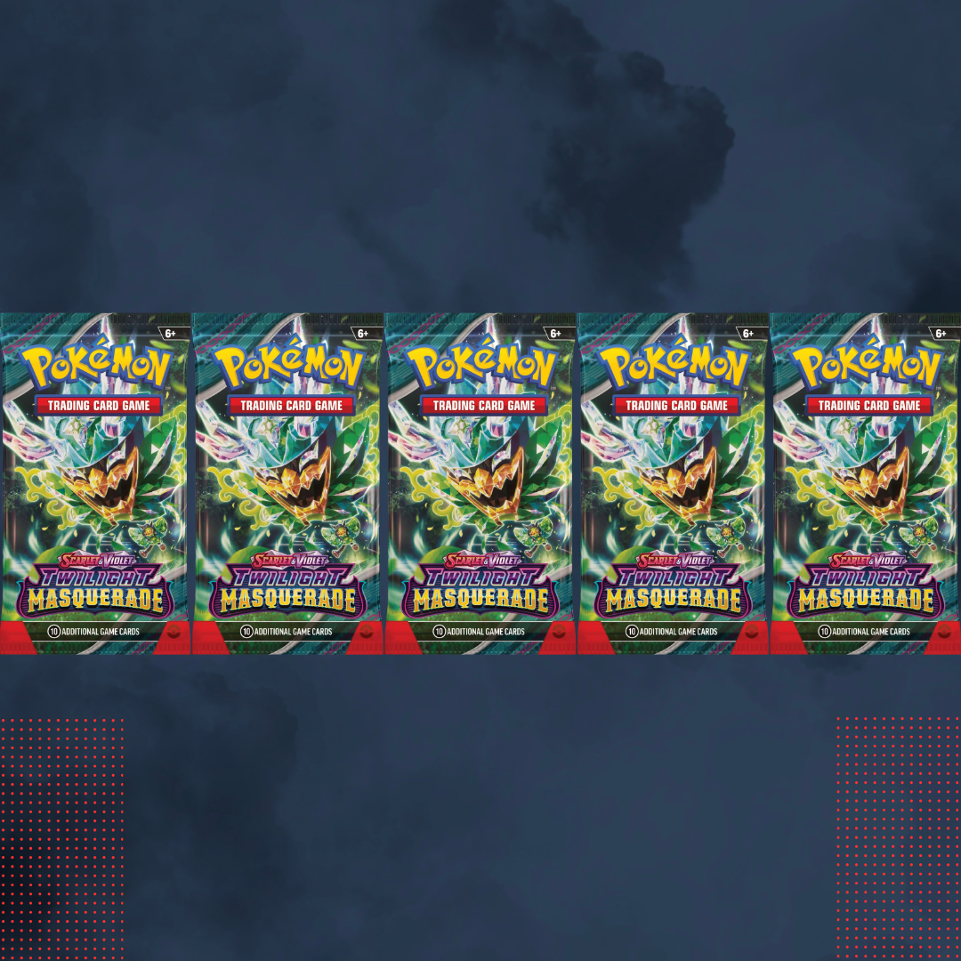 Twilight Masquerade - 5 Pokémon Booster Packs – PokeBank
